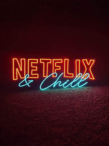 AS GLOWSIGNS Netflix and Chill Neon Lights Night Lamp Price in India ...