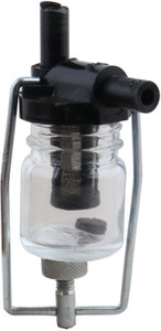 ALLEXTREME EXGBPF1 Magnetic Glass Bowl Inline Petrol Fuel Filter ...