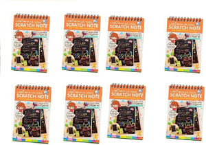 Flipkart.com | MOREL SCRATCH NOTE DIARY (8 BOOKS - 10 PAGES EACH BOOK ...