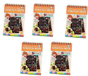 Flipkart.com | MOREL SCRATCH NOTE DIARY (5 BOOKS - 10 PAGES EACH BOOK ...