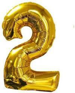 Flipkart.com | gorgeous moment Solid helium foil two number balloon ...