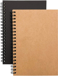Eoout 6 Pack Unlined Spiral Notebook, 100 Blank Pages, 50 Sheets ...
