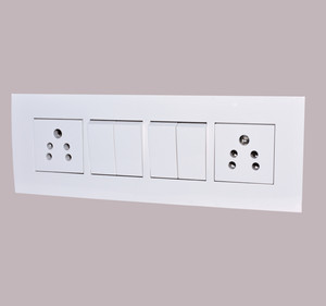 ANCHOR PENTA 8 MODULAR ( 4 SWITCH 2 FIVE PIN SOCKET )WITH SURFACE BOX ...