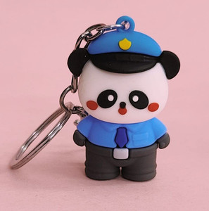 AMANVANI Panda Small Size Key Ring for Kids Girls Return Gift Key Chain ...