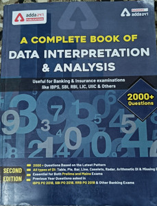 Adda A Complete Book Of Data Interpretation & Analysis: Buy Adda A ...