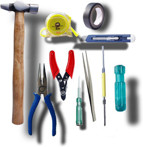 Jiya 0156 HAND TOOL KIT- 2Cutter I Hatodi I Masurement Tape I TAPE I ...