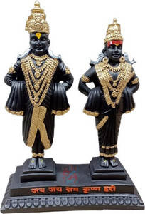 S A Gifts Vitthal Rukmani Stand | Vitthal Rukmini Idol Murti for Home ...
