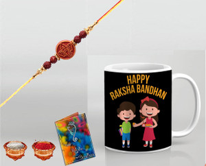 bhumiyaan Designer 01 rakhi and mug set-01 Happy raksha bandhan Plastic ...