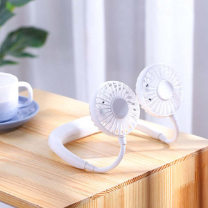 TECHEL Portable Hand Free Neck Fan Portable Hand Free Neck Fan USB Fan ...