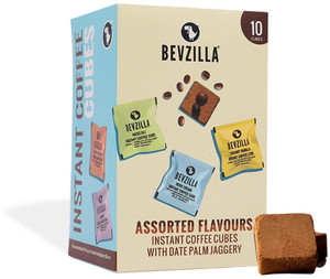 Bevzilla 10 Instant Coffee Cubes with Organic Date Palm Jaggery ...