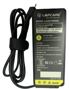 LAPCARE ADAPTER DESIGNED FOR UNIVERSAL 65W TYPE-C 5V/2.4A Max 3.25a 65 ...