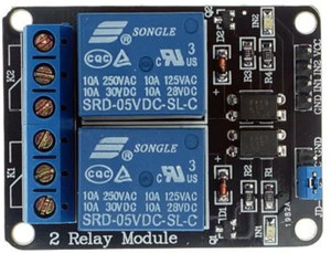 Homsis 2 Channel 5 Volt Relay Module for Arduino , ESP & Raspberry pi ...