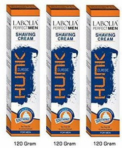 LABOLIA Hunk Shaving Cream Classic, Soothing, 120g (Pack of 3) Price in ...