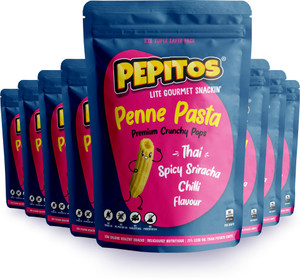 Pepitos Penne Pasta Thai Spicy Sriracha Chilli Flavour Pack of 8 x ...
