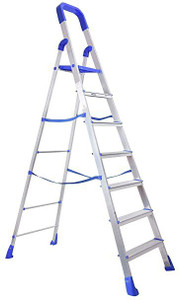 Shreeplast STANDARD 7 Step Light Weight Aluminium Step Ladder Heavy ...