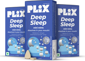 The Plant Fix Plix Deep Sleep 5mg Melatonin Sleeping Pills, Oral ...