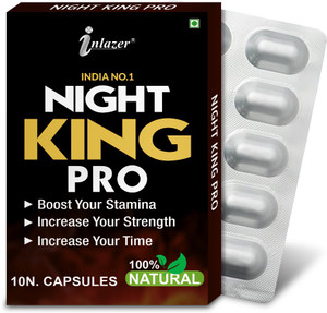 inlazer Night King Pro Capsule, Men Power Increases Thicker Harder ...