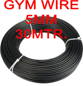 Draven PU (Polyurethane) Coated Stainless Steel Wire 5MM (30M) for Home ...