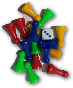 Garg Enterprises Deluxe Ludo Pawns Board Game Accessories - Deluxe Ludo ...