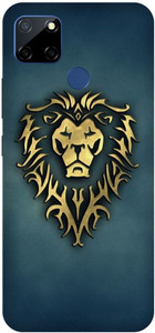 PrimeTag Back Cover for Realme C12 Hard Case Print By Lion , Ser ...