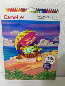 Flipkart.com | Camel WAX CRAYONS JUMBO 26 SHADE