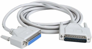 Mak World Reversible USB 2.0 3 m DB25 Pin Male to DB25 Pin Female 25 ...