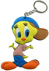MAG BEE Tweety Bird With Cap Double Sided Rubber Key Chain Price in ...