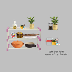 Flipkart Perfect Homes Studio Utensil Kitchen Rack Carbon Steel Price ...