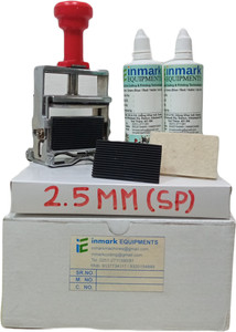 Inmark Equipments Hand Stamping Machine| 2.5mm Special Letter Set ...