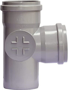 Jain Irrigation Systems Plumbing SWR PVC 87.50°x 110 mm OD RHS Door ...