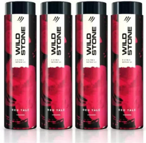 Wild Stone Ultra Sensual Talcum Powder, 100g each ( Pack of 4) - Price ...