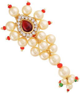 THANU'S CRAFT Maharashtrian Banu Nath Shape Pearl Saree Pin Sadi Sari ...