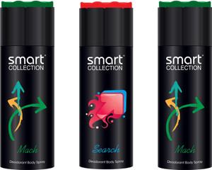 smart collection Mach + Search + Mach Deodorant Spray - For Men - Price ...