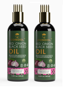 COSDOL Onion Hair Oil With Black Seed Oil Extracts - Controls Hair Fall ...