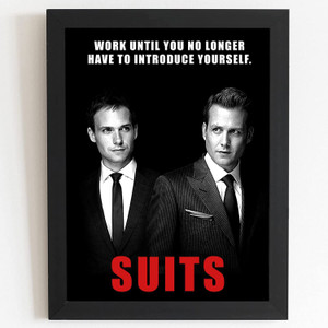 Suits Framed Poster, Harvey Specter Mike Ross Suits Frame for Wall ...