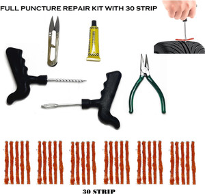 SRPHERE 30 Strip Car Tire Repair Tool Kit Studding Tool Set Tubeless ...