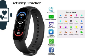 Ykarn Trades IP219 | M3 Advance Step Tracker, ECG Bluetppth Black (Pack ...