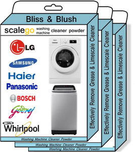 BLISS & BLUSH Washing Machine Scale-Cleaner Descale Powder for Machine ...