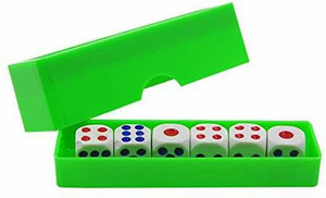 MentorKids 6 Die Tapping Loaded Dice Roll Prediction Number Box Game ...