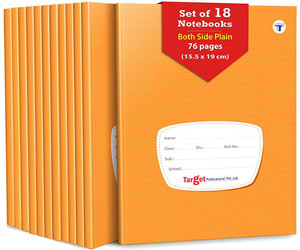 Target Publications Both Side Blank Notebooks for School Kids & Office ...