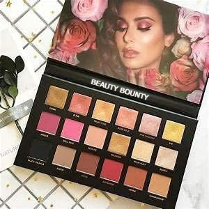 beauty bounty 18 Color Matte & Shimmer Highly Pigmented Rose Gold ...