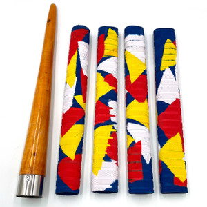 SIXTEEN 4 Super Cricket Bat Grips And 1 Wooden Grip cone (pack of 5 ...