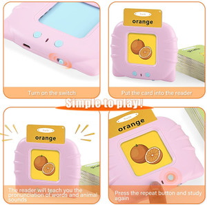 HAPPYHUES Talking Flash Cards Educational Toys Preschool Learning Toys ...