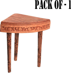 GYANAVYA GREEN Solid Wood Corner Table Price in India - Buy GYANAVYA ...