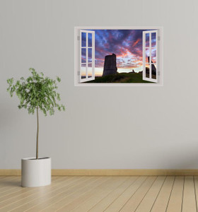 Ariba Decor 91 cm Beautifull 3D Depth Illusion Vinyl Wall Decal Window ...