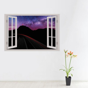 Kota Creation 91 cm Beautifull 3D Depth Illusion Vinyl Wall Decal ...