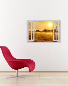 Kota Creation 91 cm Beautifull 3D Depth Illusion Vinyl Wall Decal ...