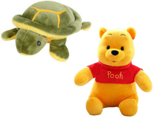 AVGTOYS Cute & Attractive Stuffed Toy, Pooh|Turtle (Multicolor) - 25 cm ...