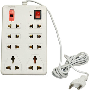 SwapME 8+1 Mini Strip Extension Cord | 8 Universal Multi Plug Point ...