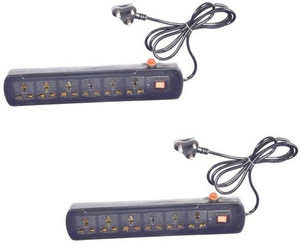 POWERNXT Extension Cord 6 socket plus 1 switch 6AMP 6 Socket 6 Socket ...